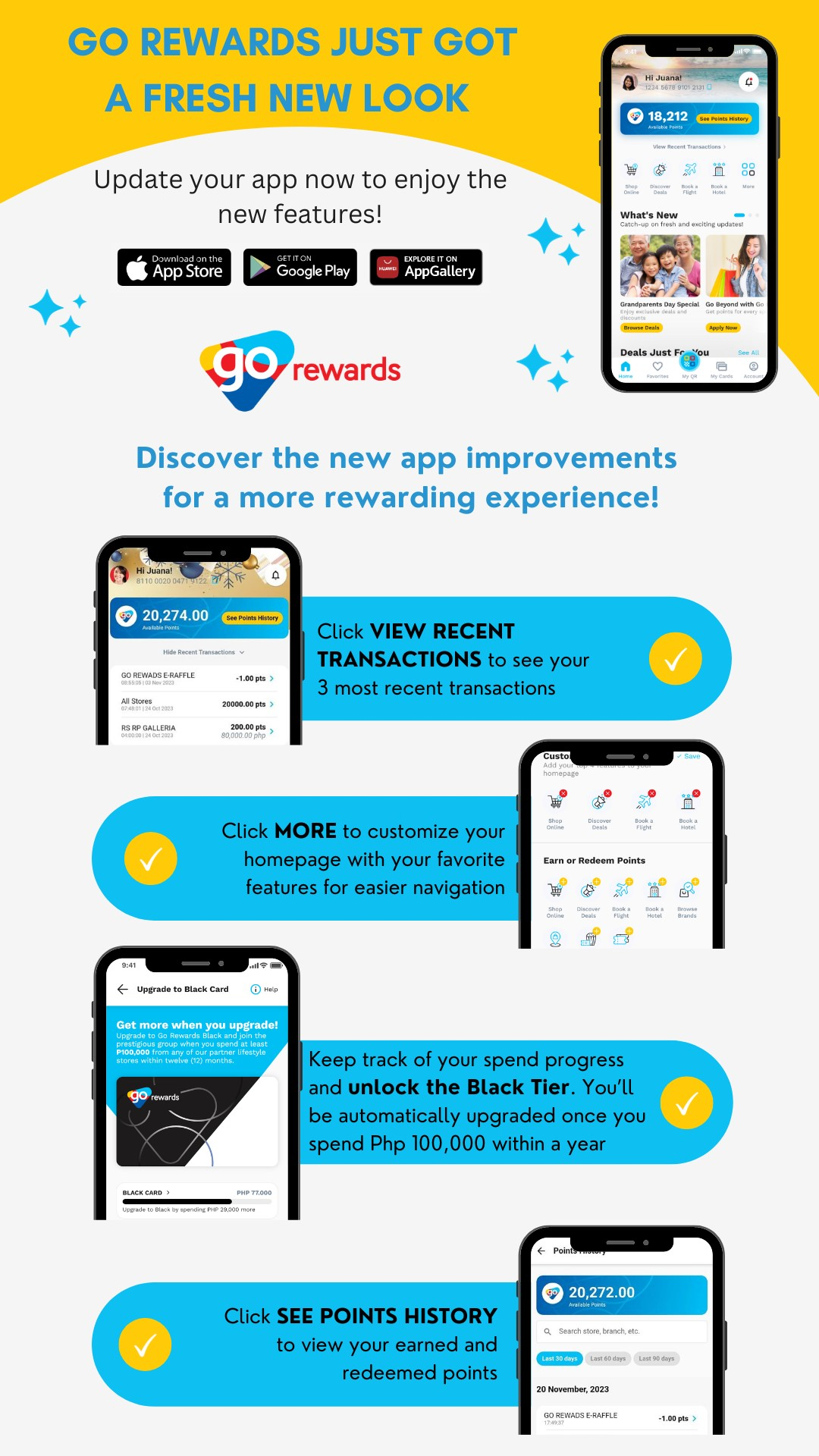 Mobile App version 7.0 Update – Go Rewards Help Center