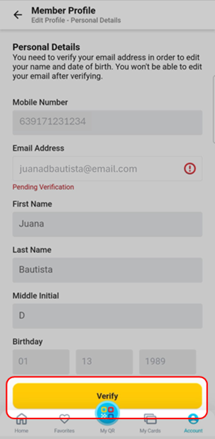 How to verify my email address? – Go Rewards Help Center