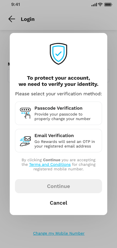 How can I Change my Registered Mobile Number? – Go Rewards Help Center