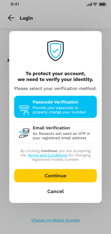 How can I Change my Registered Mobile Number? – Go Rewards Help Center