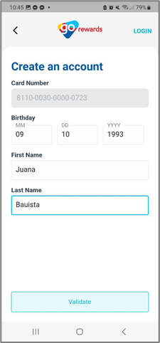 How Do I Link My Go Rewards Virtual Number or Card to the Mobile App ...