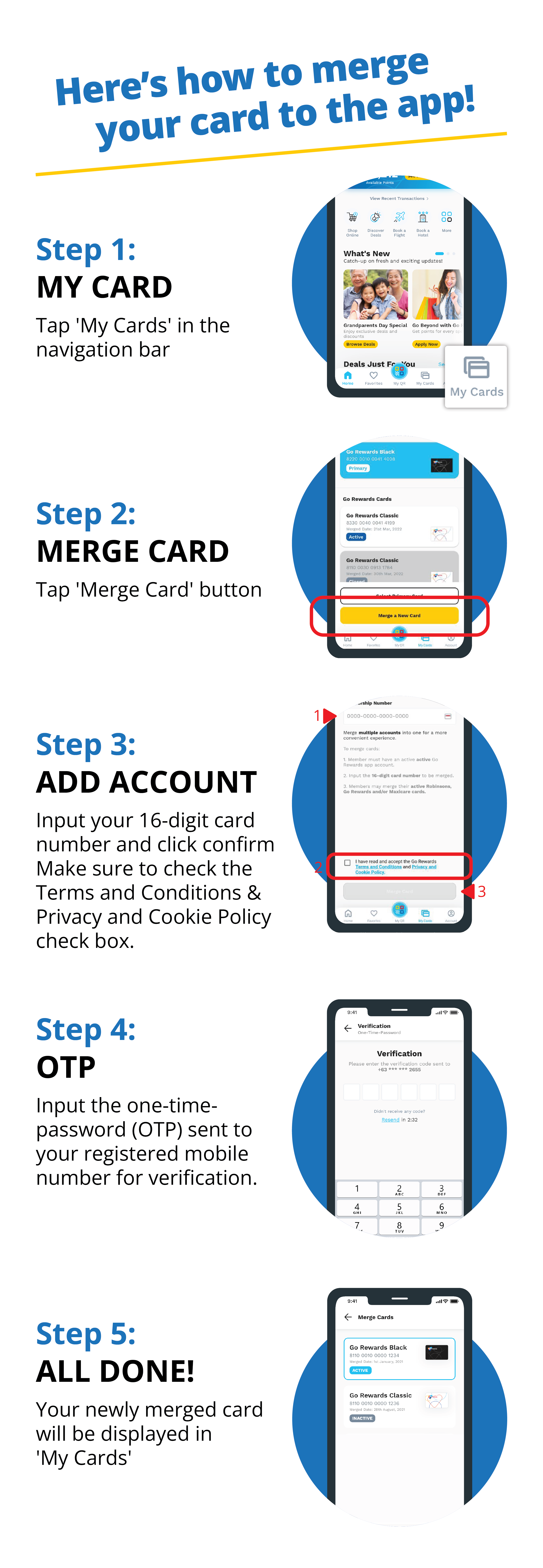 How Do I Merge My Cards or Account? – Go Rewards Help Center